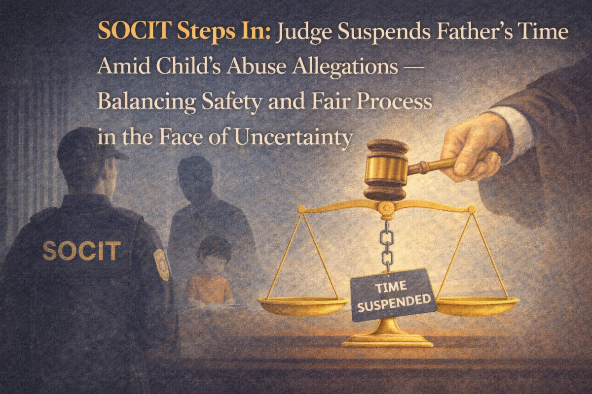 SOCIT Steps In: Judge Suspends Father’s Time Amid Child’s Abuse ...